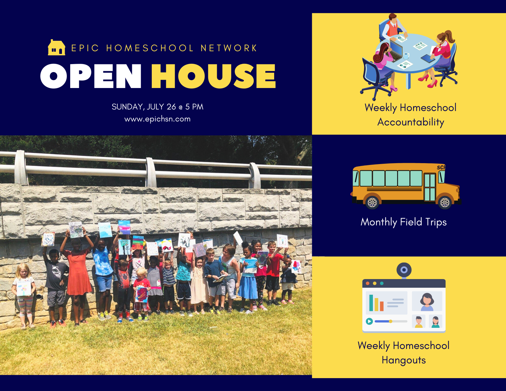 EPIC open house – EPIC HOMESCHOOL NETWORK, INC.