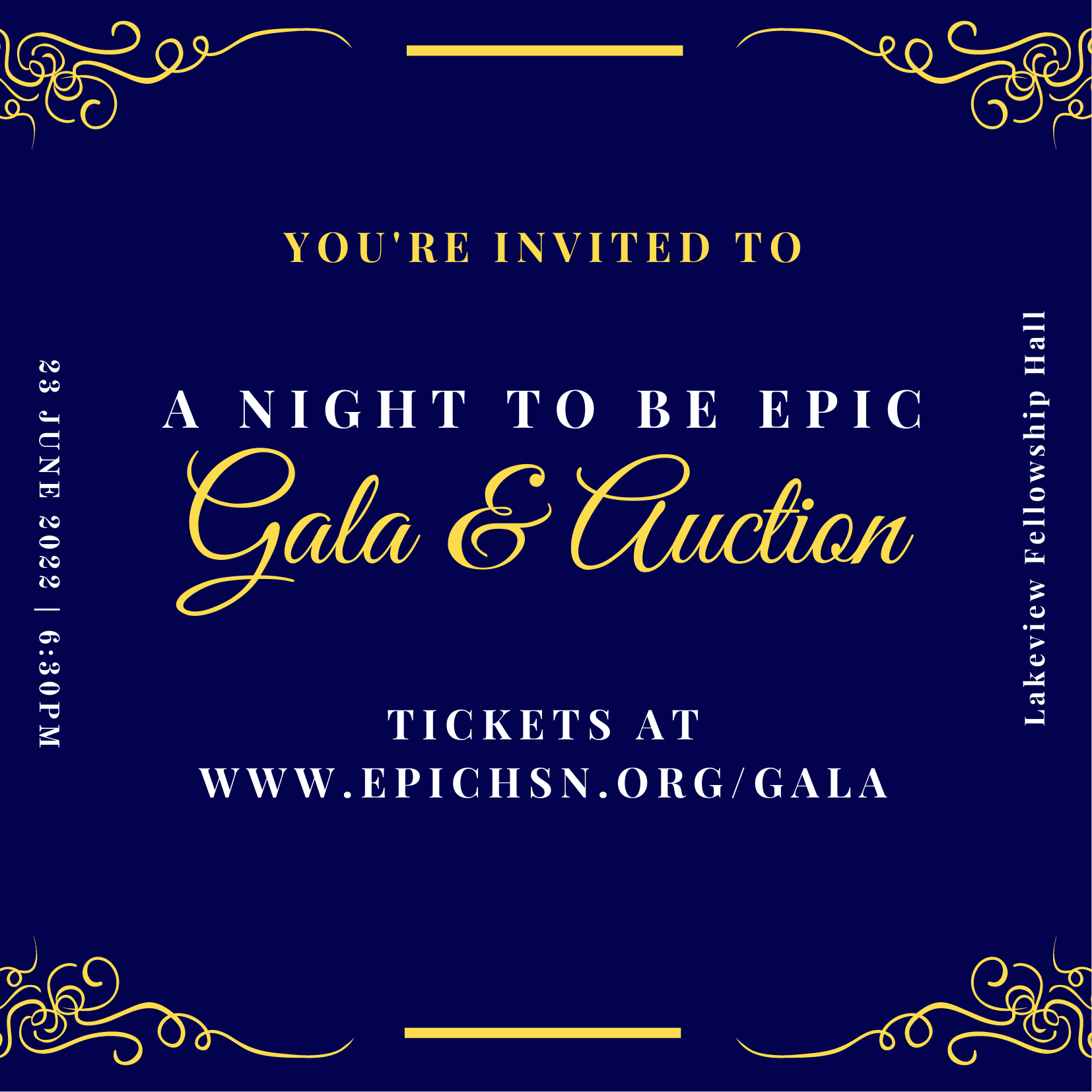 Blue Gold Gala InvitationEmpowering, Parent-Led, Individualized ...